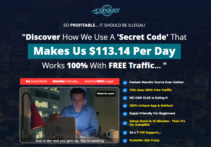 CONQUER APP SYSTEM OTO & Review By Vick Carty - Conquer App Unique ...
