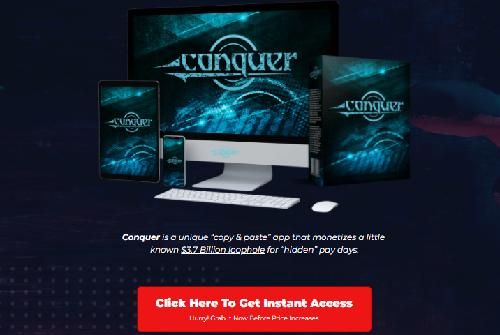 CONQUER APP SYSTEM OTO & Review By Vick Carty - Conquer App Unique ...