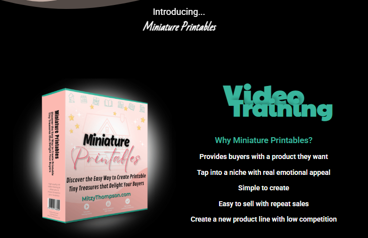 Miniature Printables Bundle Review And OTO Upgrade - The Easiest Way To Create Miniature ...