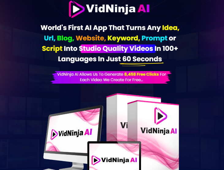 VIDNINJA AI Review OTO: The Ultimate AI Video Creator Produces Studio-Quality Videos In 100 ...