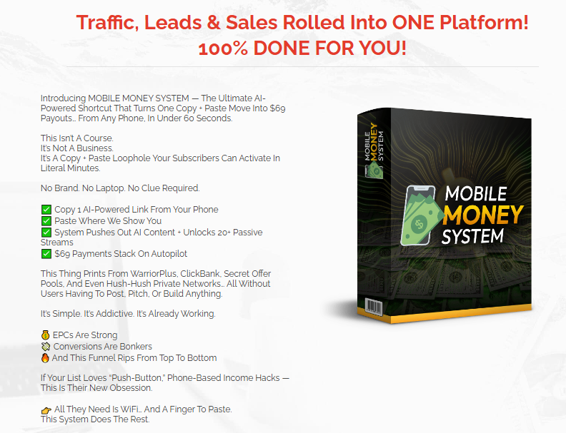 MOBILE MONEY SYSTEM Review 2025: One Copy+Paste Shortcut Unlocks 20 ...